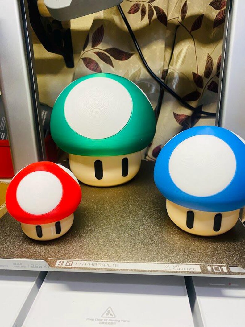 Mushroom Storage Container Mario Bros - Etsy