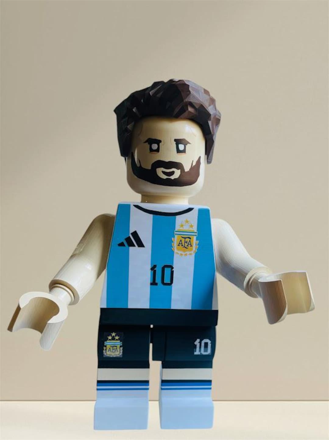 Messi Lego Man 22 Inch Tall - Etsy