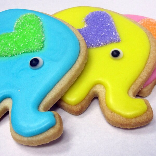 Elephant Cookies - Etsy