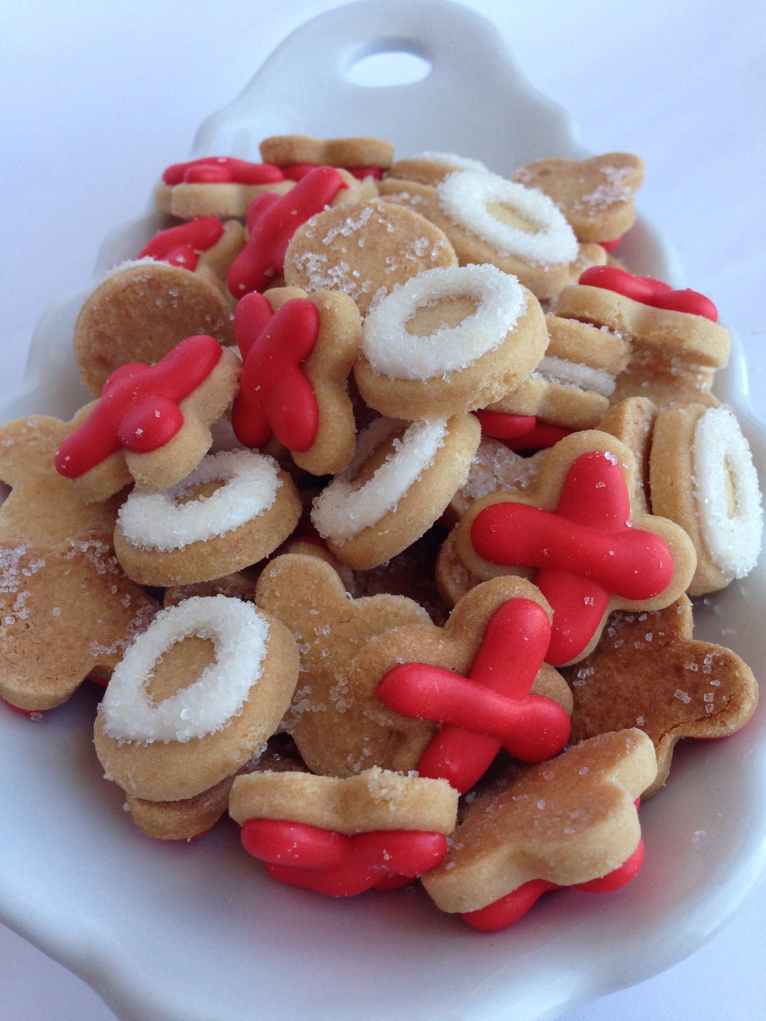 MINI SUGAR COOKIES, Hugs and Kisses Itty Bitty Sugar Cookies, 1/2 Pound ...