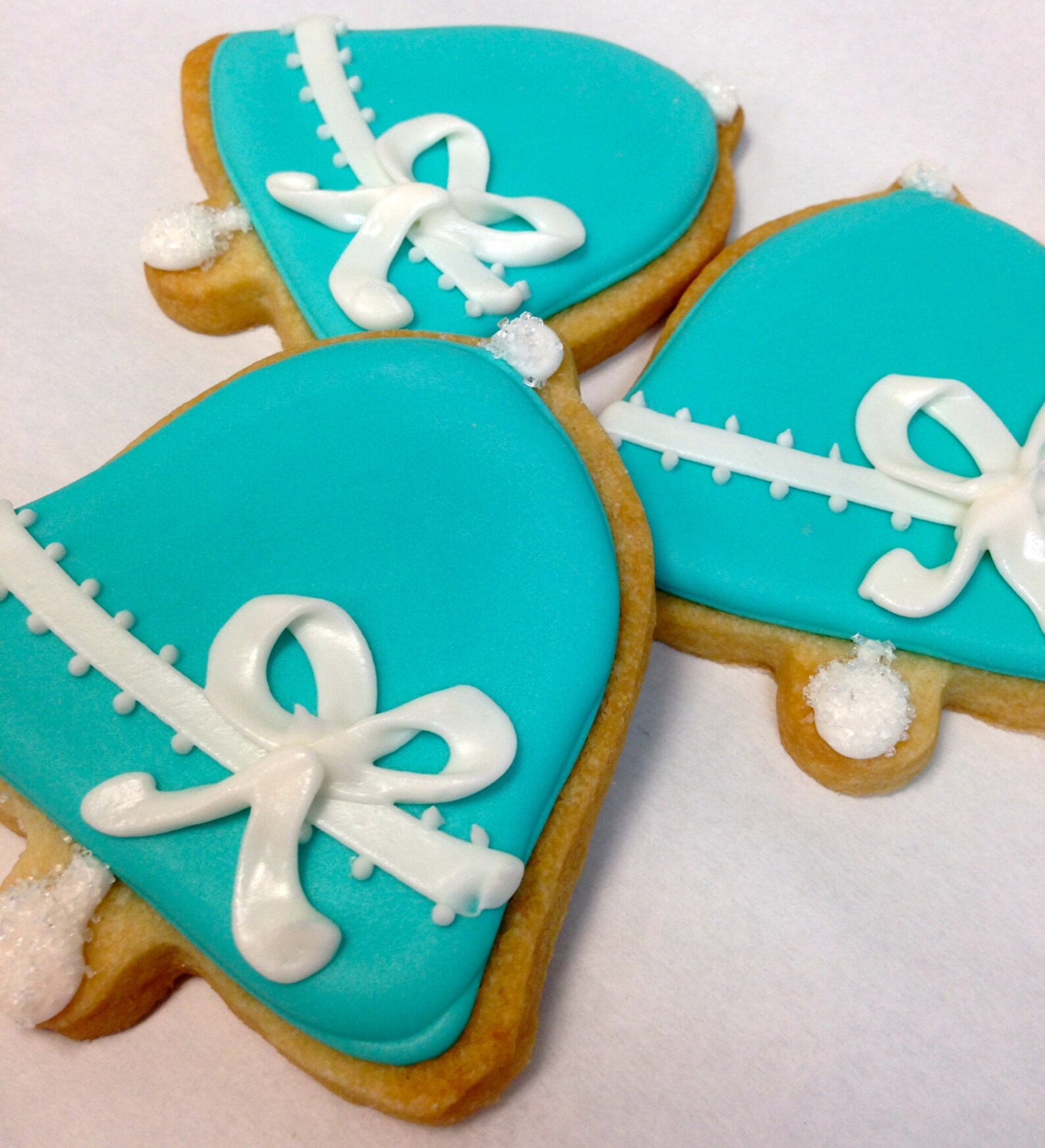 WEDDING BELL SUGAR Cookies 12 Decorated Sugar Cookie Favors | Etsy