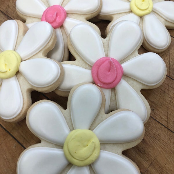 Daisy Cookies - Etsy