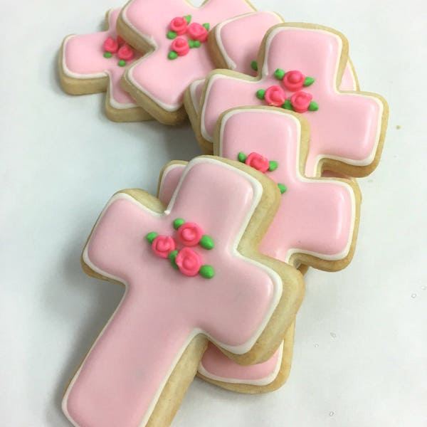 Cross Sugar Cookies - Etsy