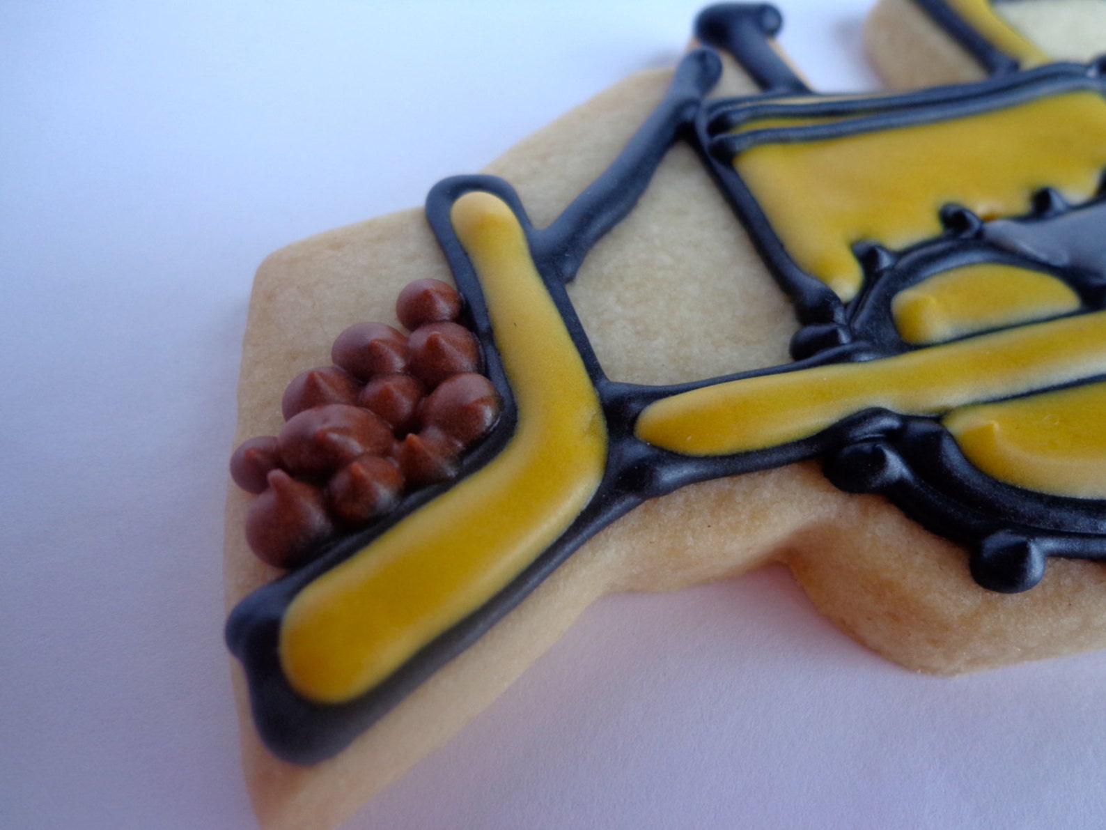 BULLDOZER SUGAR COOKIES 12 Decorated Sugar Cookie Favors | Etsy