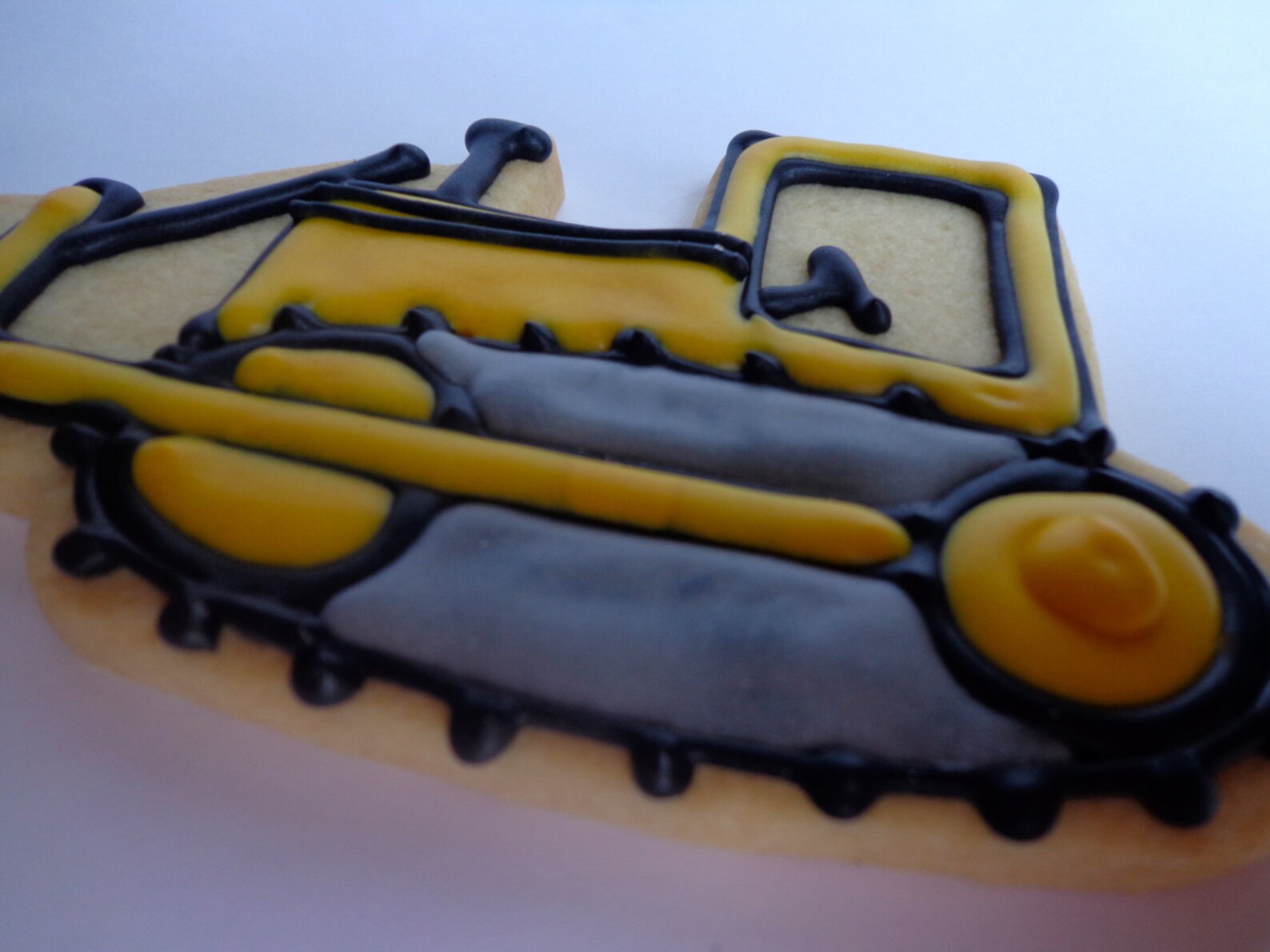 BULLDOZER SUGAR COOKIES 12 Decorated Sugar Cookie Favors - Etsy