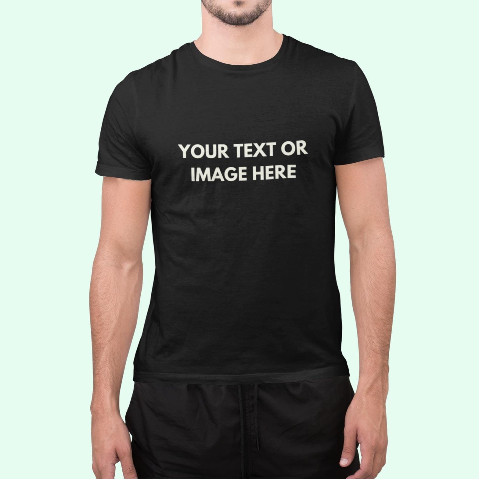 Personalized T- Shirts Personalsed T-shrt Wth Own Text, Logo Or Desgn ...