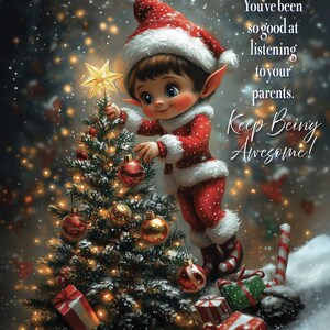 Complete Christmas Elf Bundle – Certificates, Notes, and "i’m Back ...