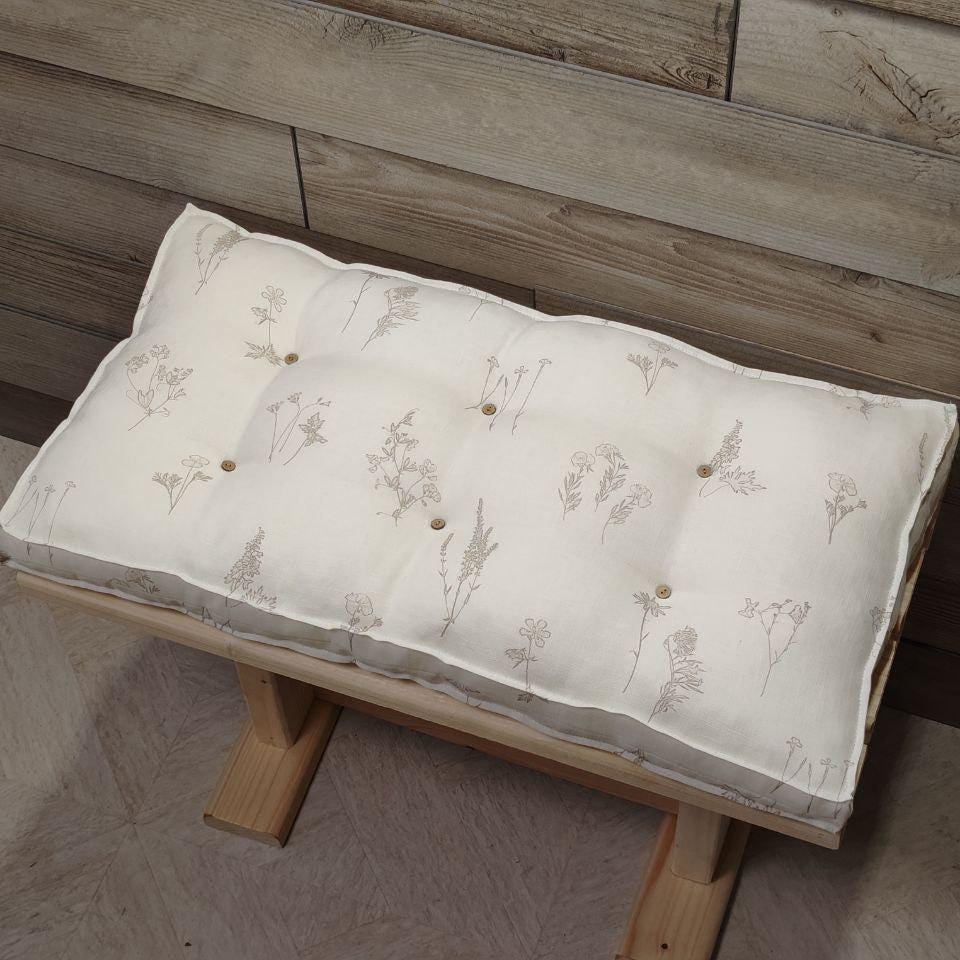 Custom Bench Cushion - Indoor & Outdoor Seat Pad - Window Seat Cushion ...