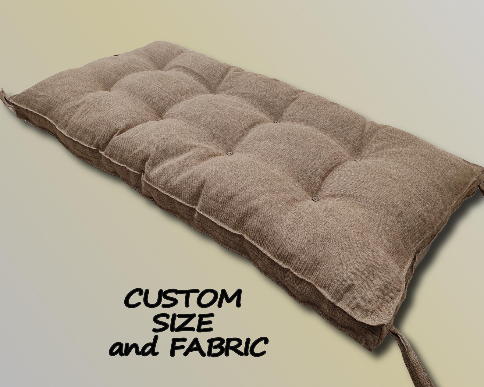 Custom Bench Cushion - Window Seat Pad - Patio & Indoor Bench Pad - Etsy