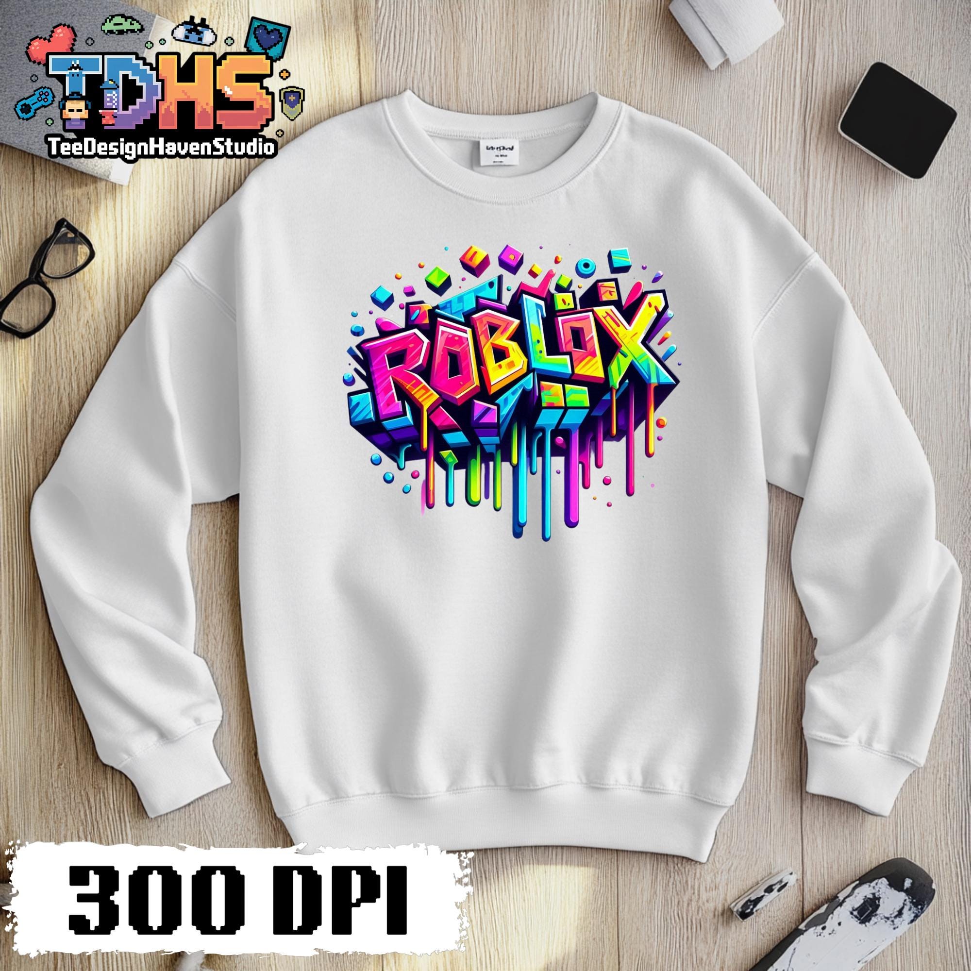 ROBLOX Png, Watercolor Splash Design, High Resolution Images, Instant ...