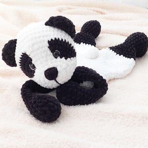 Cute Panda Crochet Patterns, Crochet Animal, Crochet Panda Sleeping Bag ...