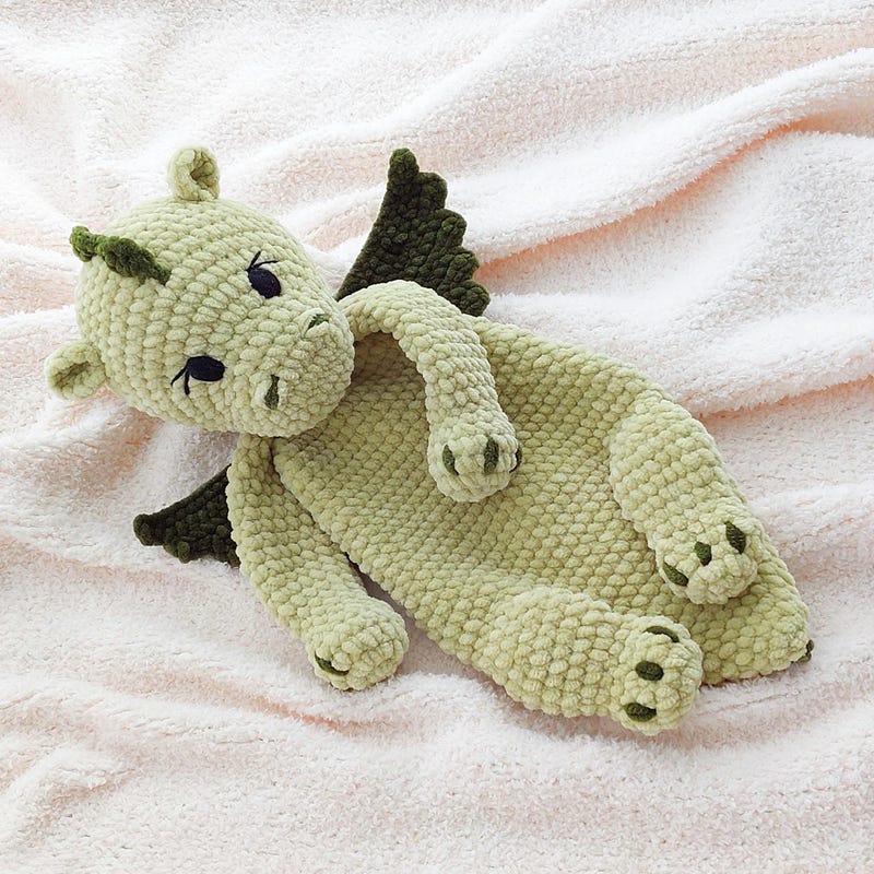 Dragon Lovey Comforter - Etsy