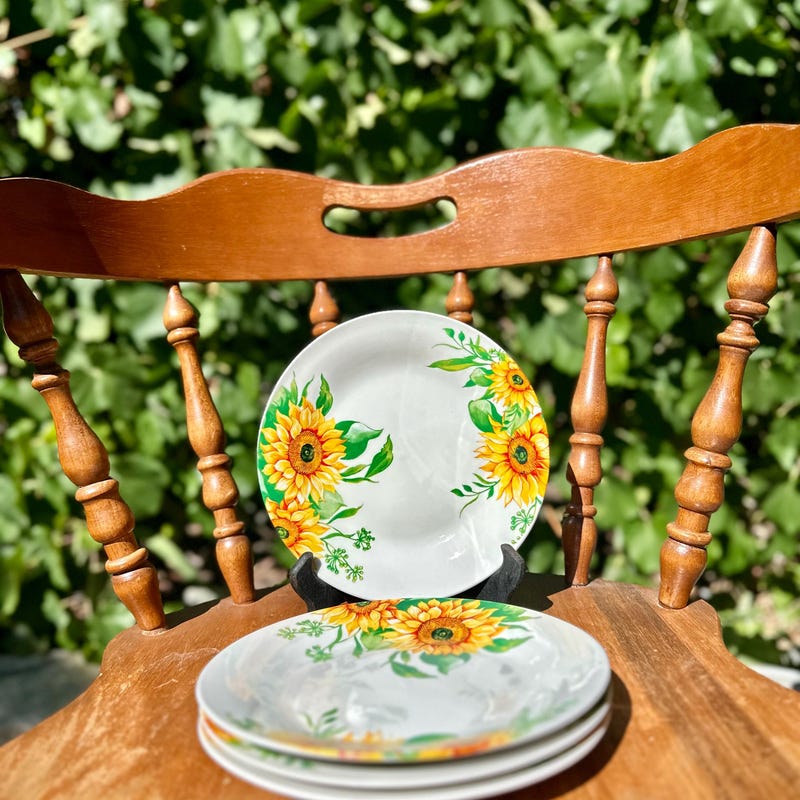 Sunflower Plate - Etsy