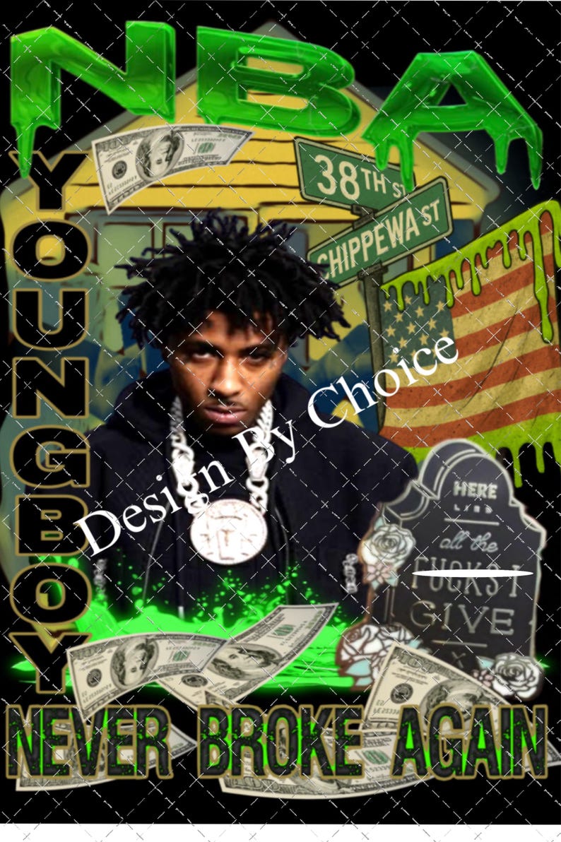 NBA YOUNGBOY - Etsy