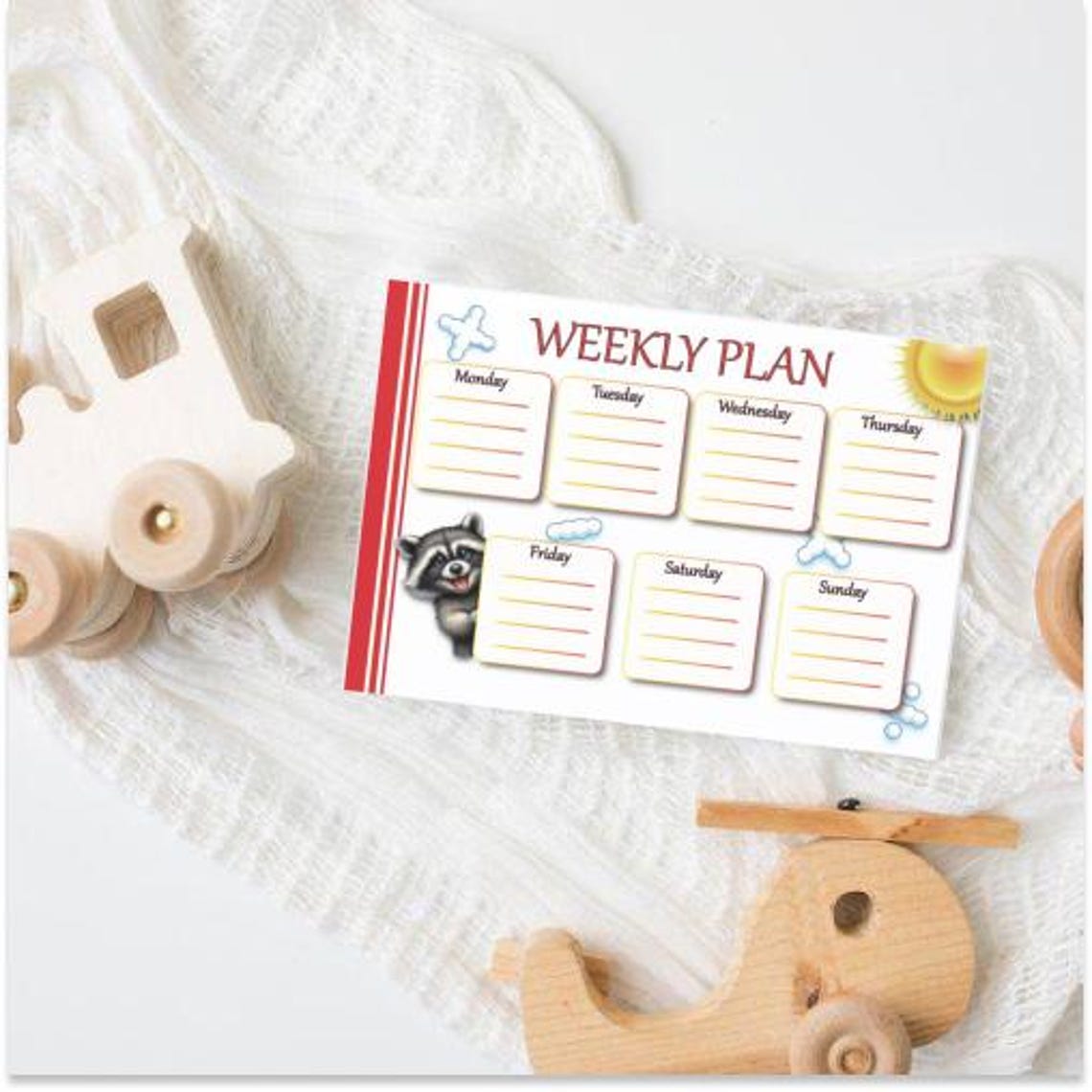 Kids Weekly Plan, Homeschool Planner, Kids Schedule, Kids Daily ...
