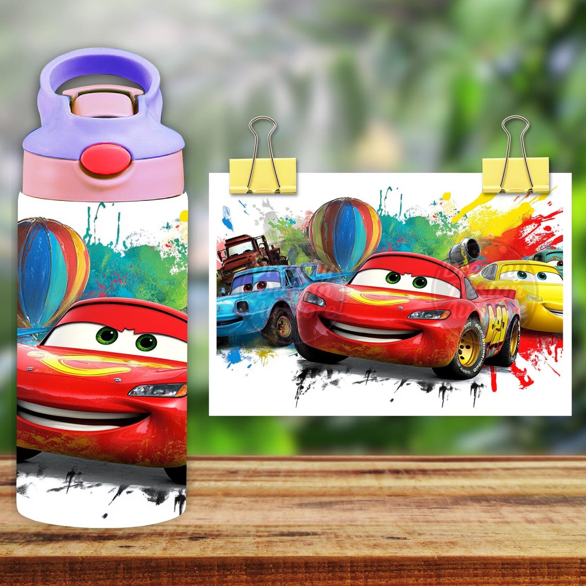 Car 12 Oz Tumbler Wrap, Cartoon Tumbler Png, Car Sippy Cup 12oz, Race ...
