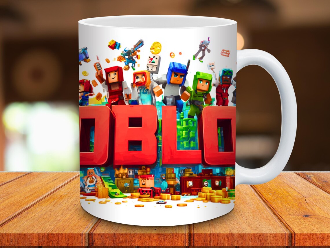 Roblox Mug Wrap: Kids Gaming Sublimation Design (digital Download) - Etsy