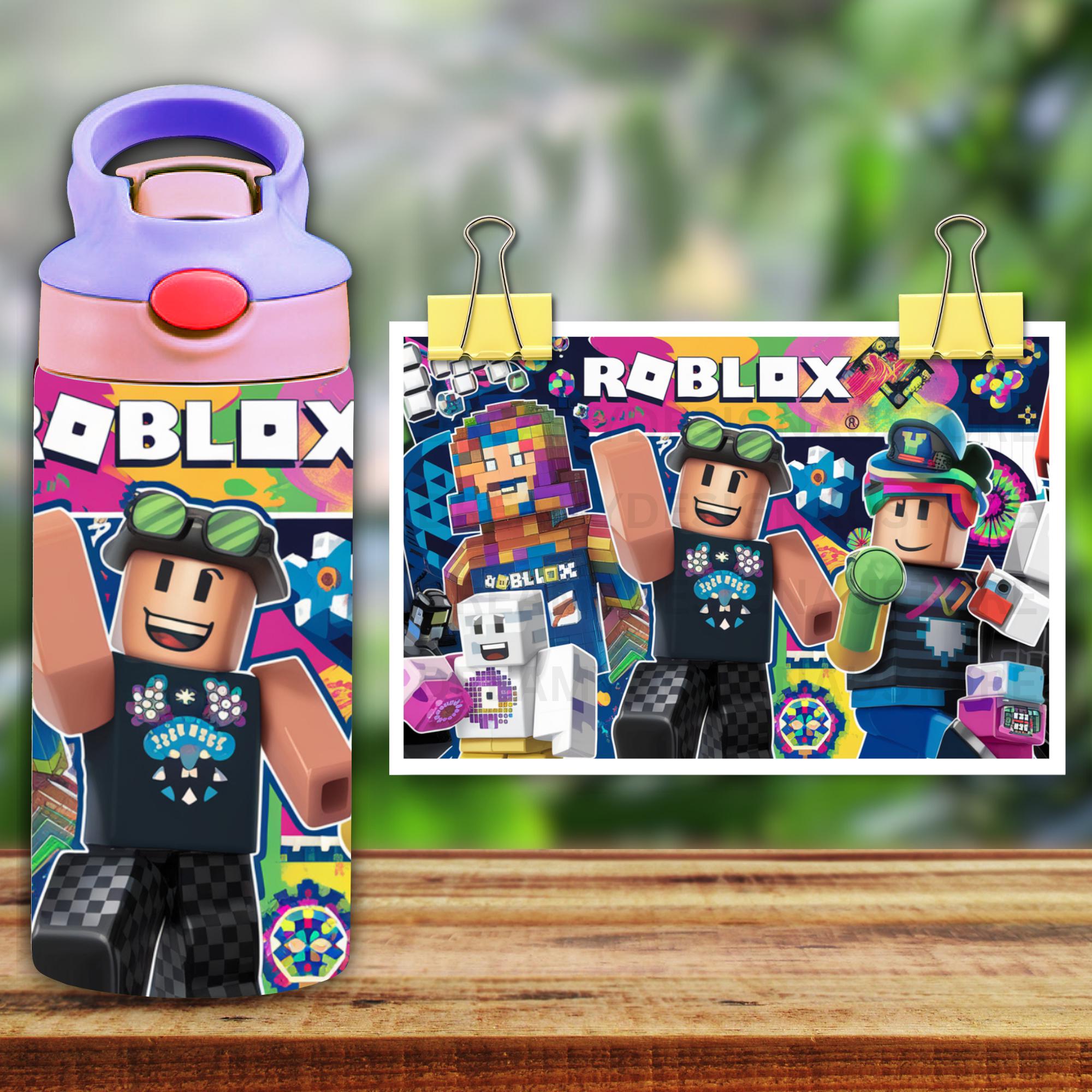 Gaming Tumbler Wrap: Roblox Kids Sippy Cup Design (digital Download) - Etsy