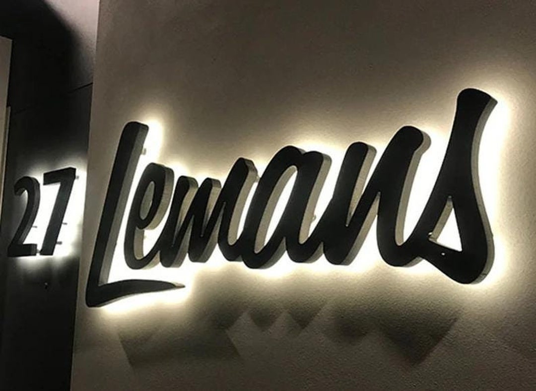 Custom Illuminated Signs, Indoor and Outdoor Backlit Signage, Custom ...