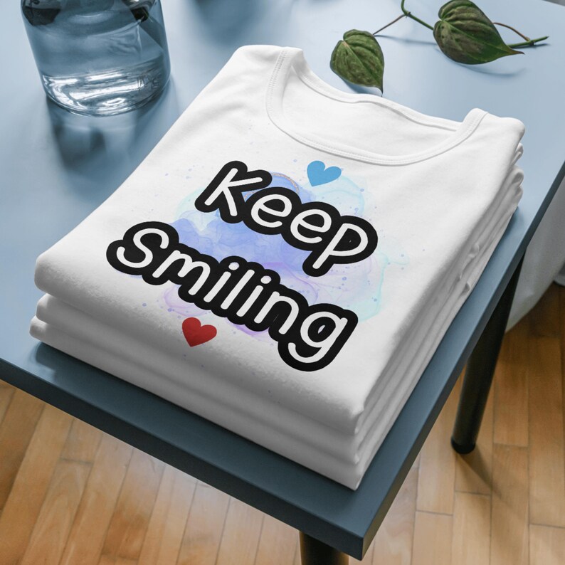 Png Keep Smiling Clipart Mockup, Perfect for Digital Designs & Crafts ...