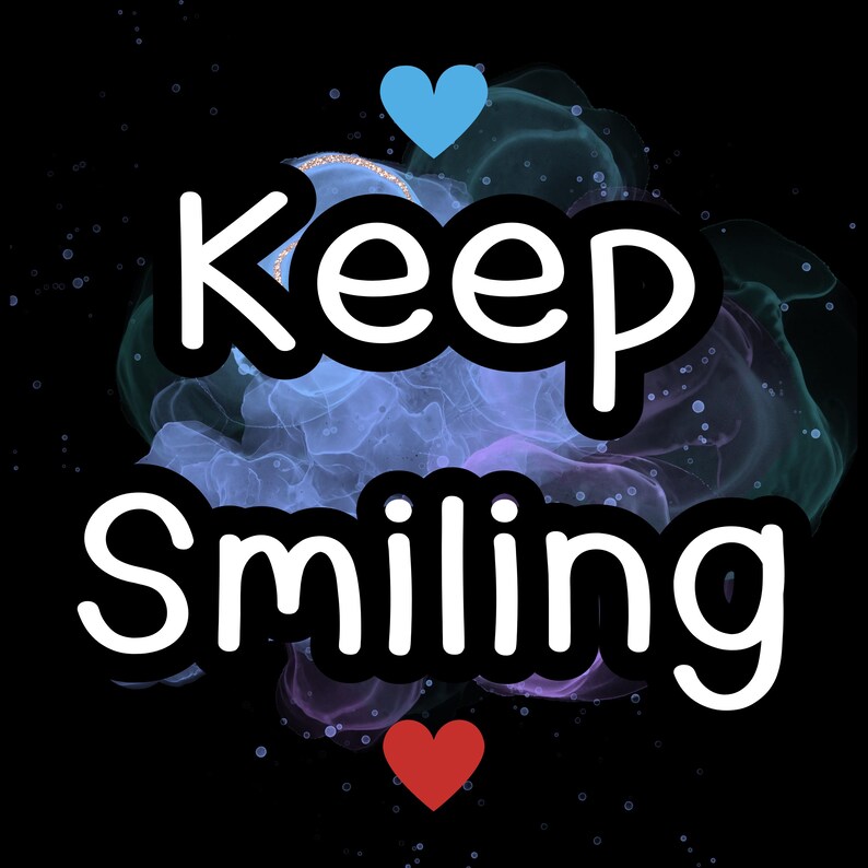 Png Keep Smiling Clipart Mockup, Perfect for Digital Designs & Crafts ...