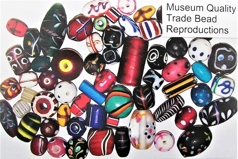 Fancy Tire African Trade Bead Antique Museum Quality Reproductions T279 ...