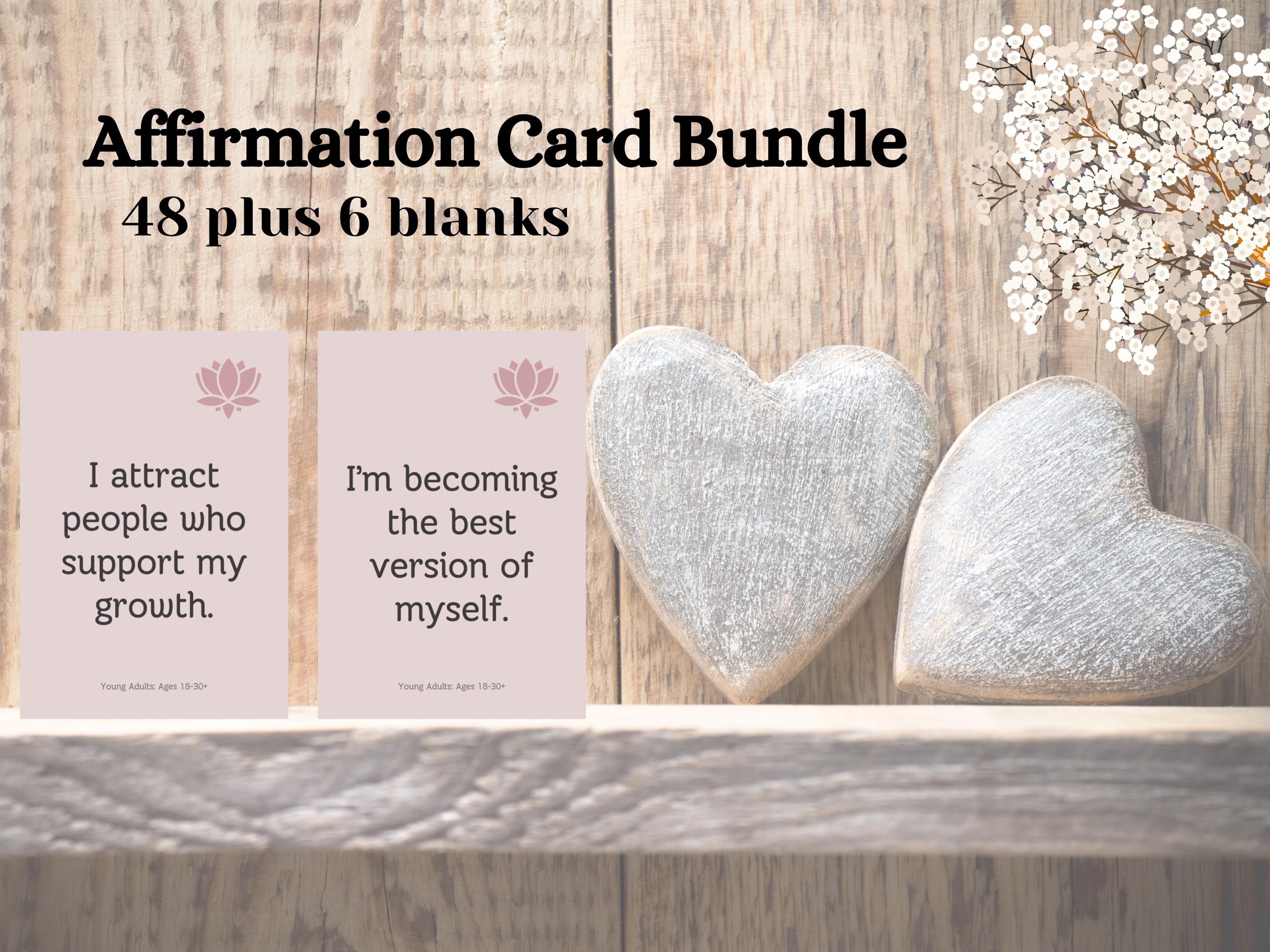 Gen Z Affirmation Cards | Printable Growth Mindset & Confidence ...