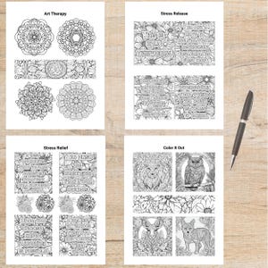WITH FREE GIFT – Peaceful Moments Coloring Bundle – Printable, Fun ...