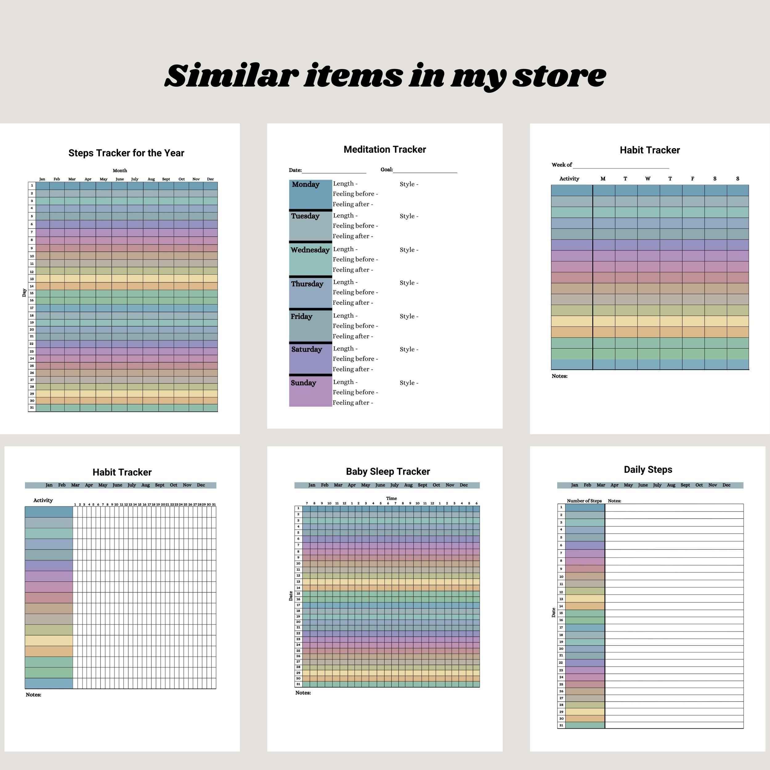 Weather Mood Tracker Printable: Daily Emotion Journal (PDF Download) - Etsy
