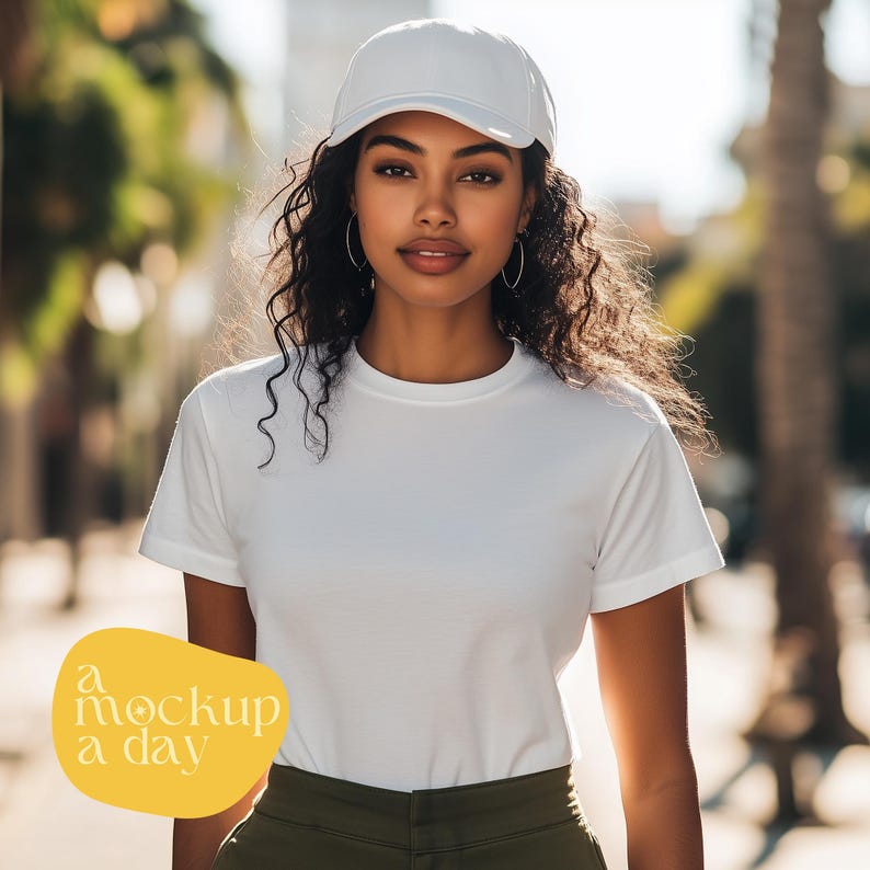 Baseball Hat Mockup Bundle | Black Models, Diverse Caps (digital ...