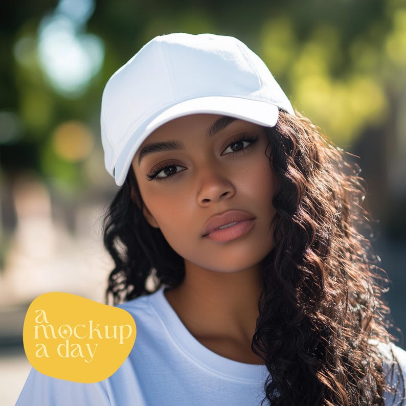 Baseball Hat Mockup Bundle | Black Models, Diverse Caps (digital ...