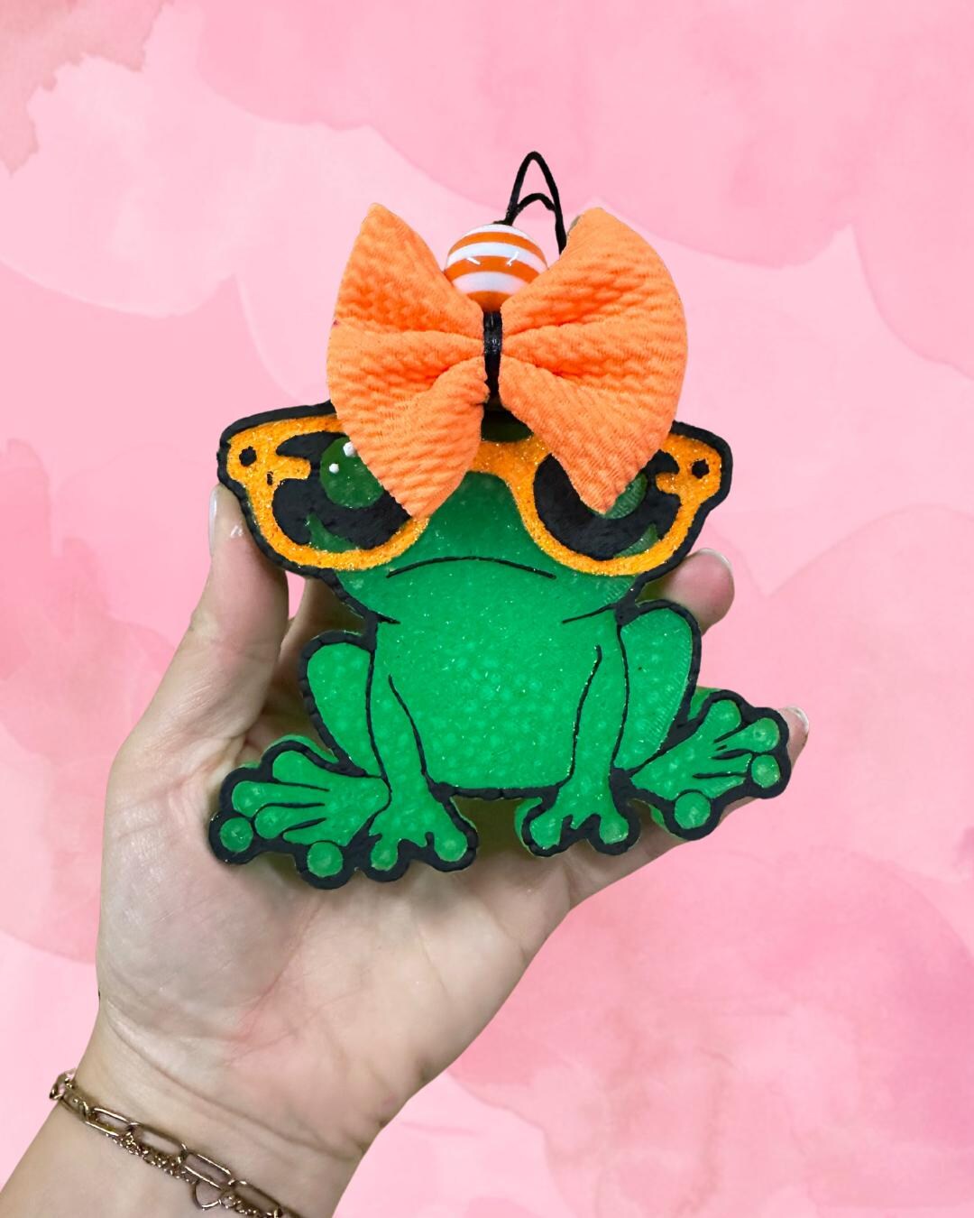 Cool Frog With Glasses Freshie, Frog Freshie, Animal Car Air Freshener ...