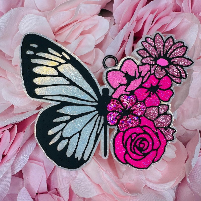 Glitter Butterfly Freshie - Etsy
