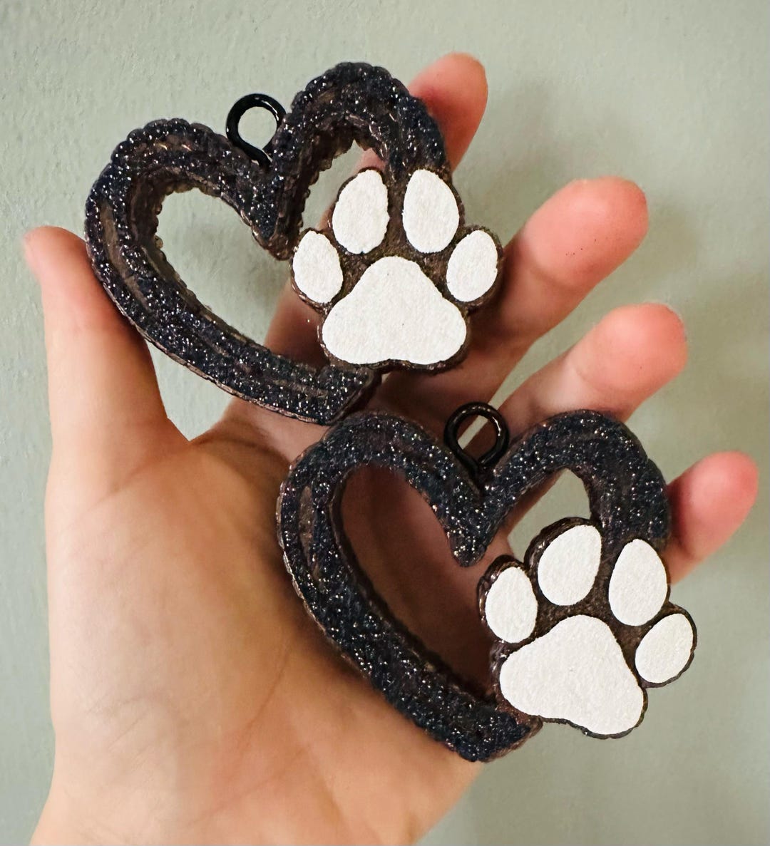 Dog Paw With Heart Vent Clip Set of 2, Car Freshie Set, Car Scents, Air ...