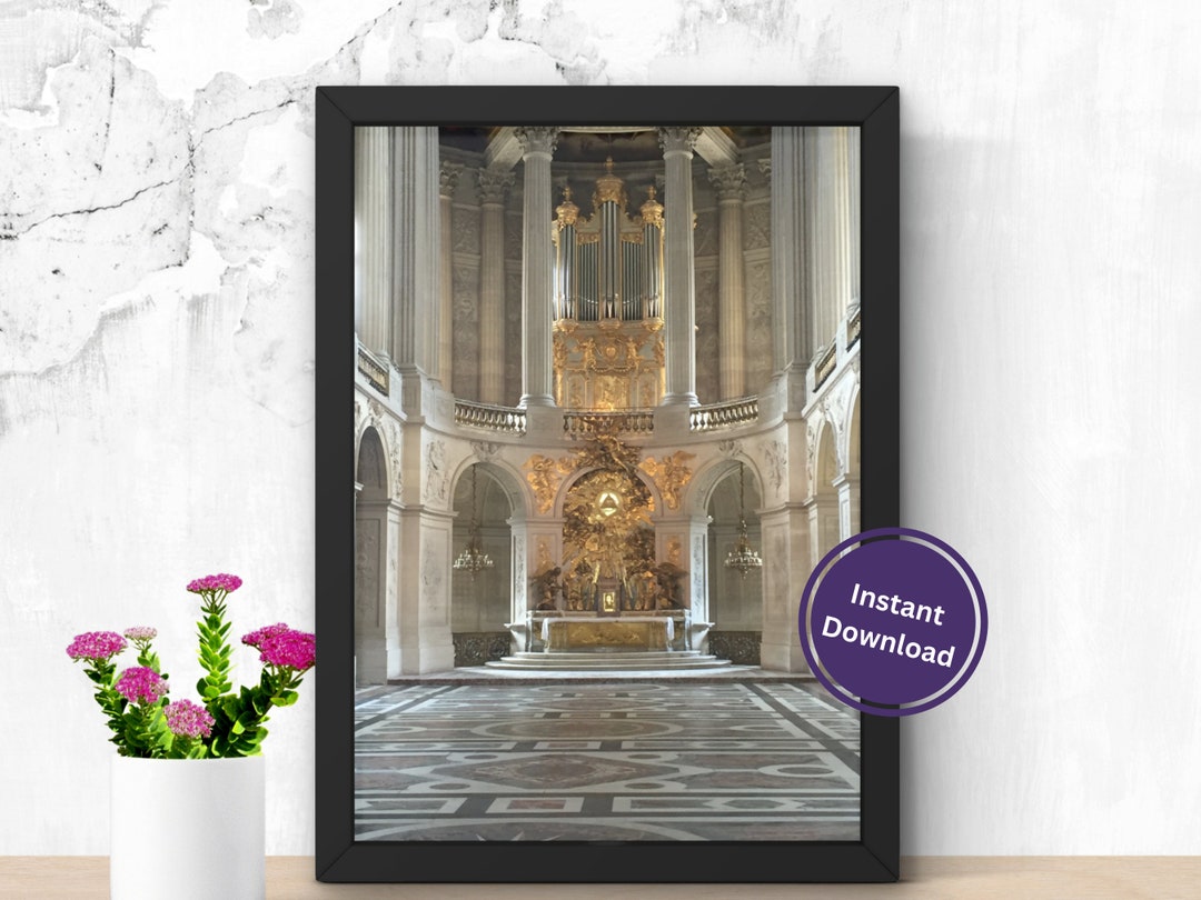 Palace of Versailles Color, Paris Print, Paris Travel Poster, Palace of ...