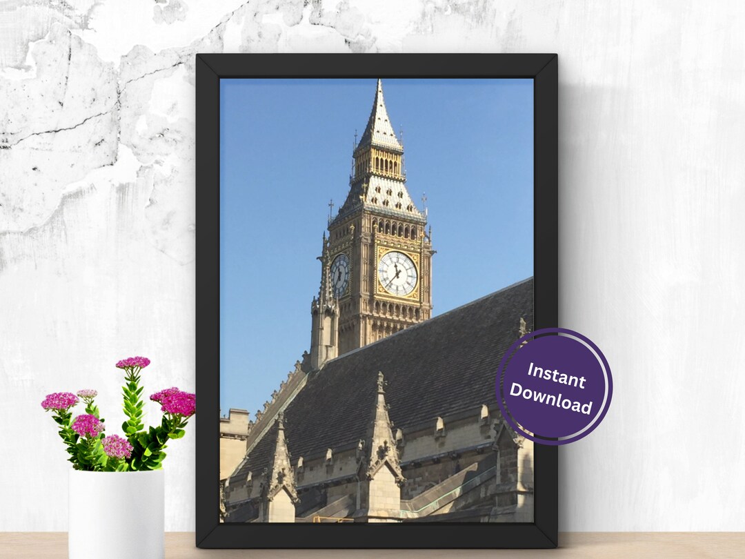 Big Ben Print Color, London Print, London Travel Poster, Photography ...