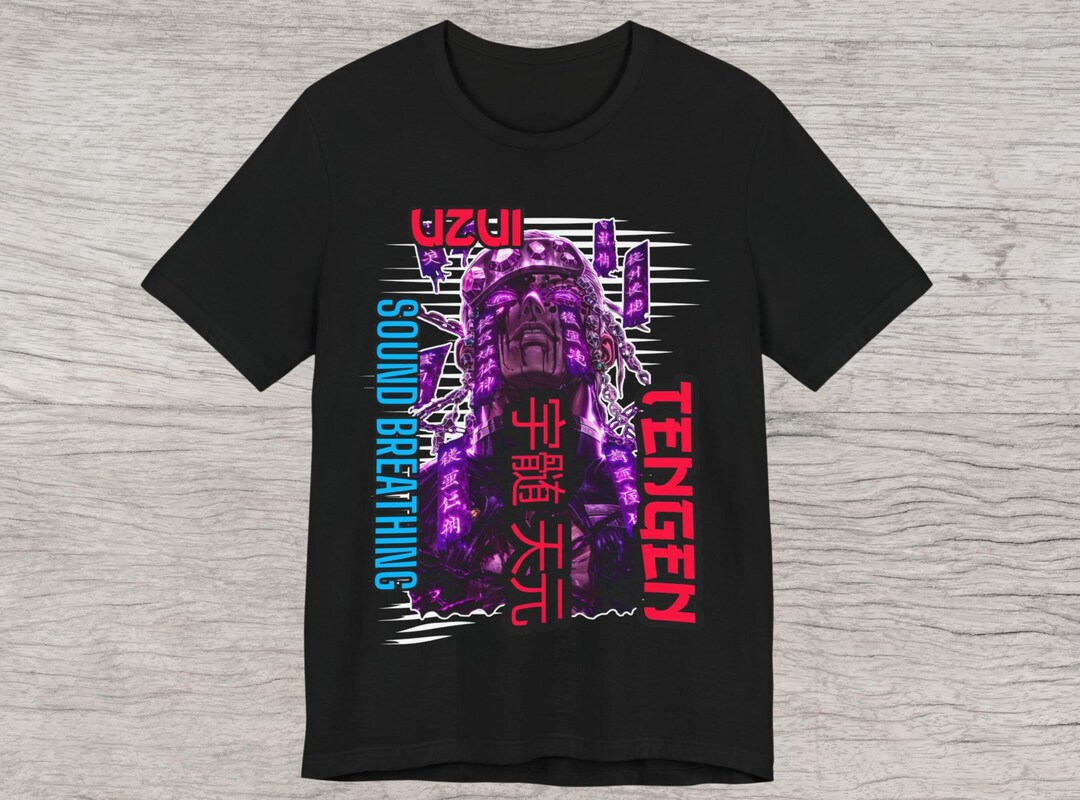 Demon Slayer Shirt Uzui Tengen Shirt Anime T Shirt Anime Clothing Anime ...