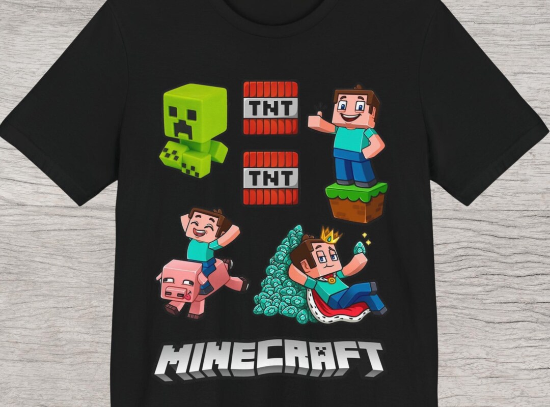 Minecraft Shirt Minecraft T Shirt Minecraft Clothing Gift for Teen Gift ...