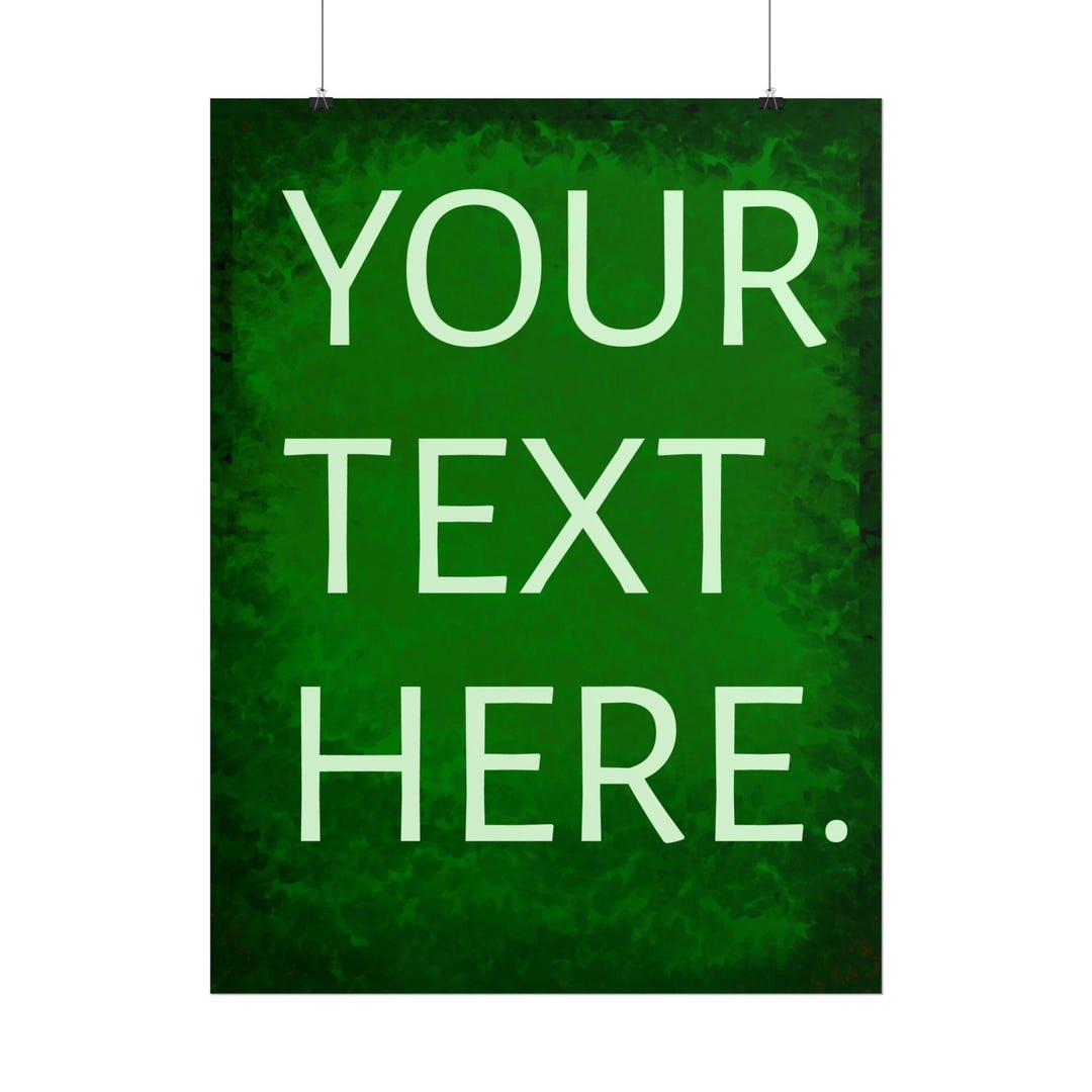 Customizable Wall Art Poster, Personalized Home Decor, Unique Gift for ...