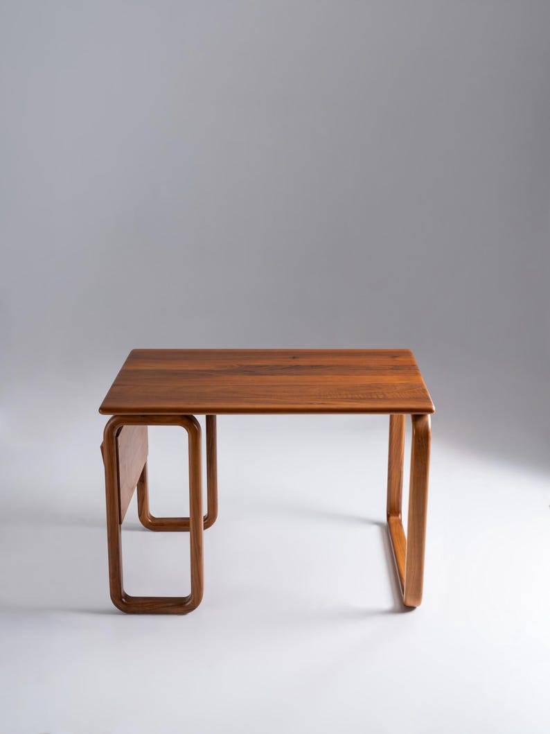 Handmade Solid Walnut Study Desk – Custom Size Office Table – Free ...