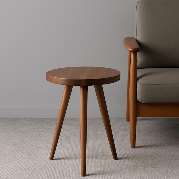 Walnut Side Table - Etsy UK