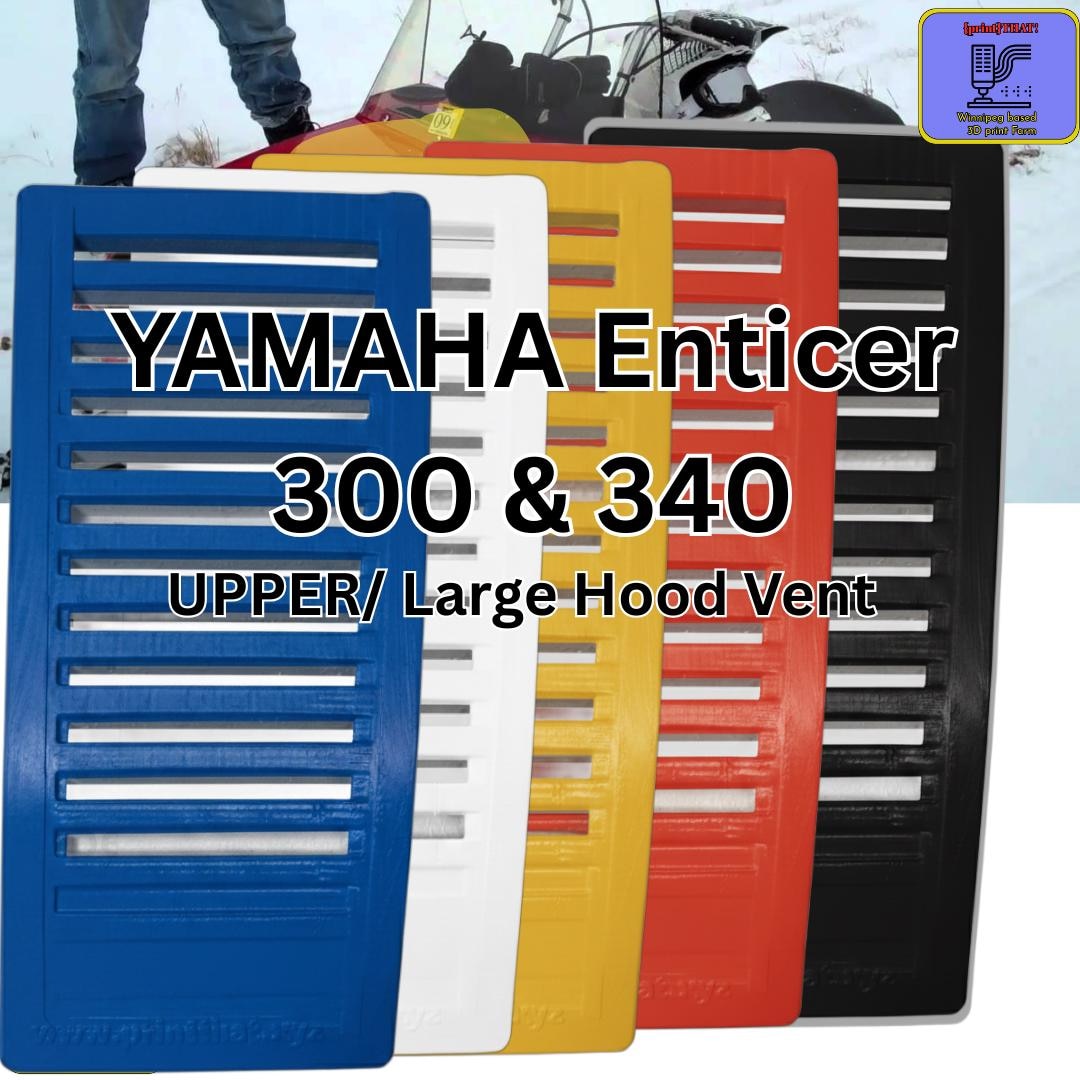 Yamaha Enticer Hood Vent – 300 Deluxe / 340, 3D Printed PETG 8J4-77134 ...