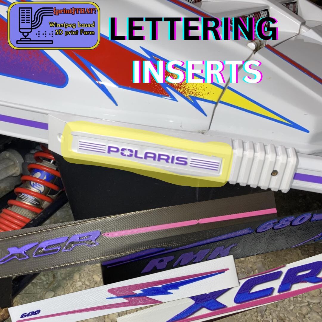 Lettering Inserts for Polaris Bumper Caps [custom] (1990-1999) – Sold ...