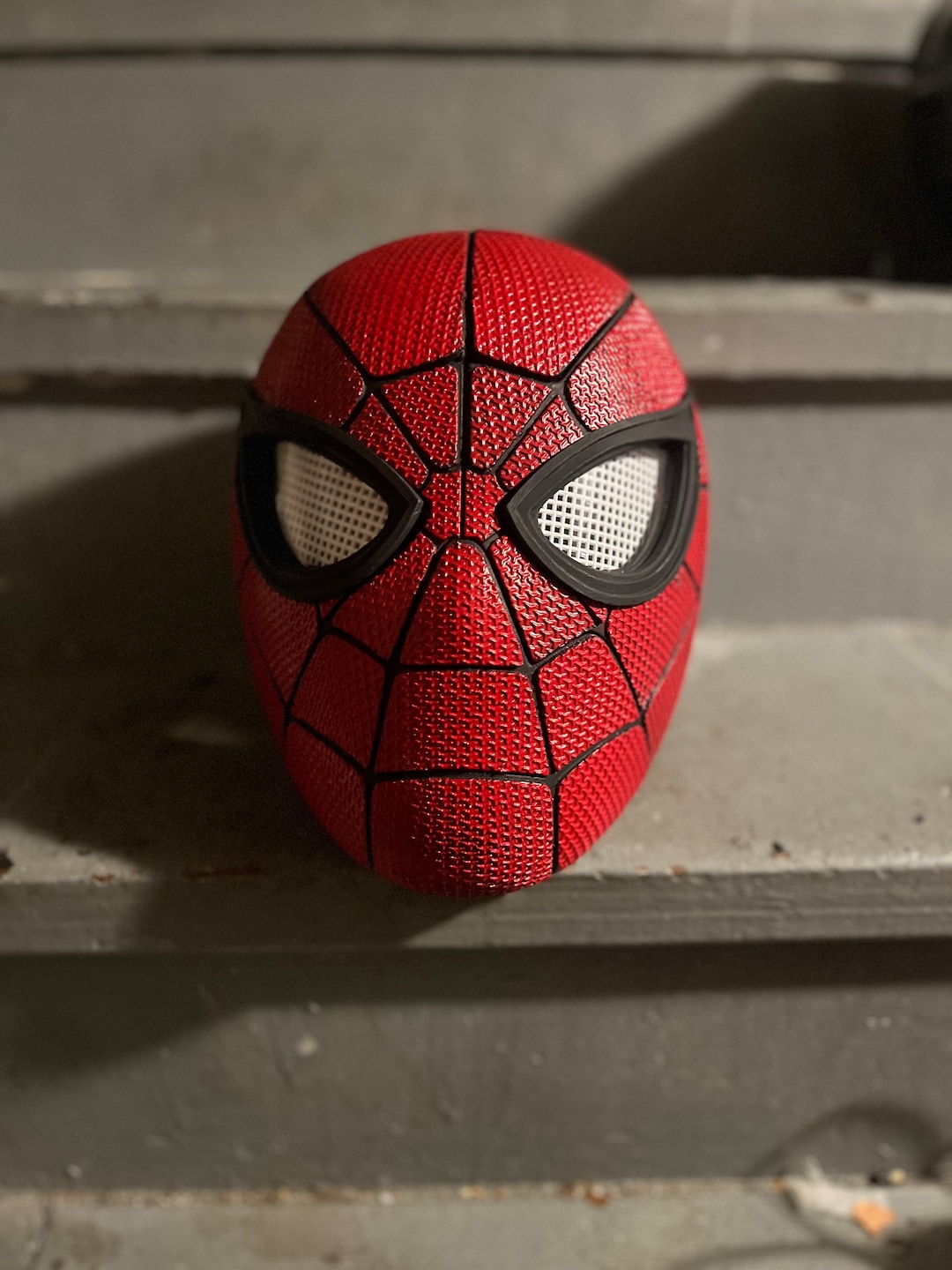 Spiderman Textured Helmet - Etsy
