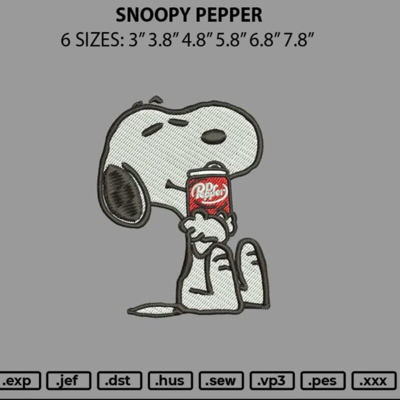 Snoopy Embroidery - Etsy