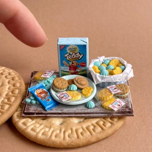 A Miniature Set of Cookies on a Scale From 1 to 12 - Etsy