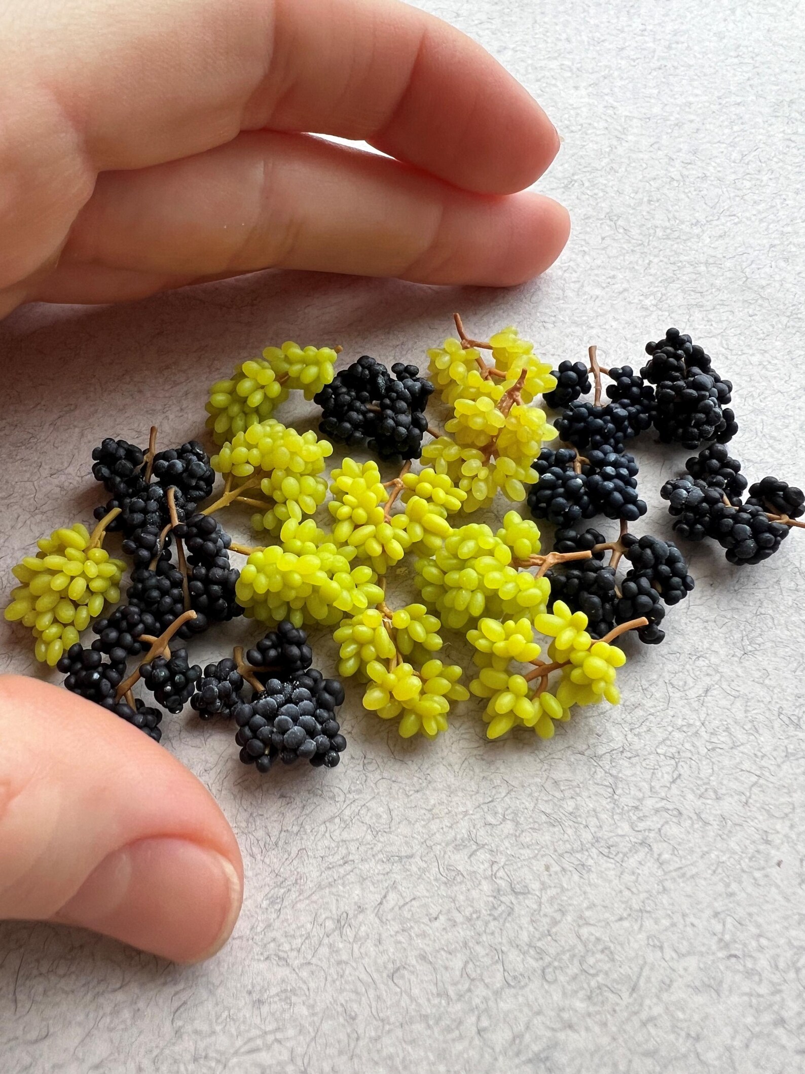 Miniature Grapes 4 Pc - Etsy