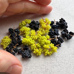 Miniature Grapes 4 Pc - Etsy