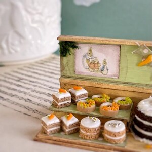 A Miniature Set With Fairy-tale-themed Sweets Ranging in Size From 1 to ...