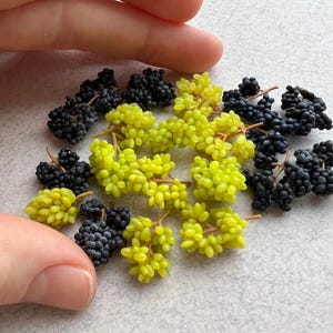 Miniature Grapes 4 Pc - Etsy